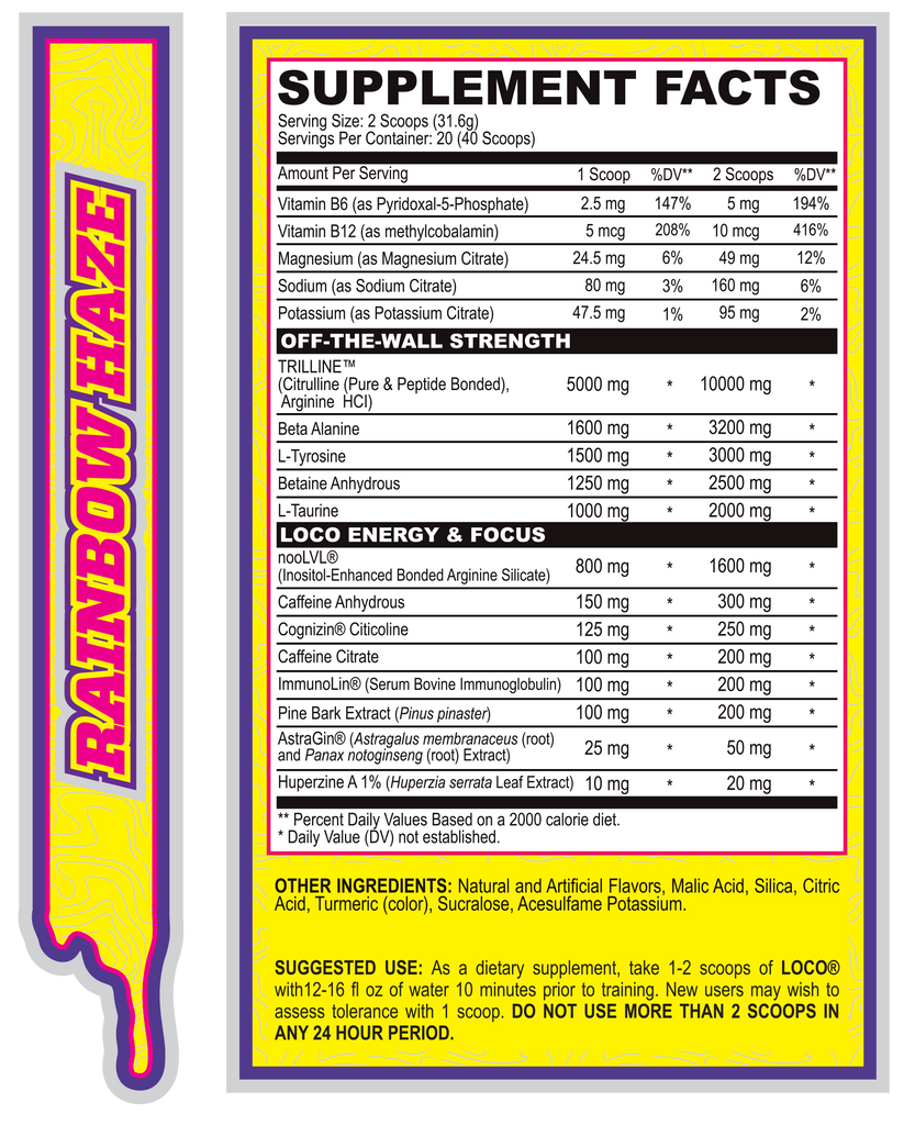 LOCO PRE-WORKOUT (40 SERVINGS) – Myoblox